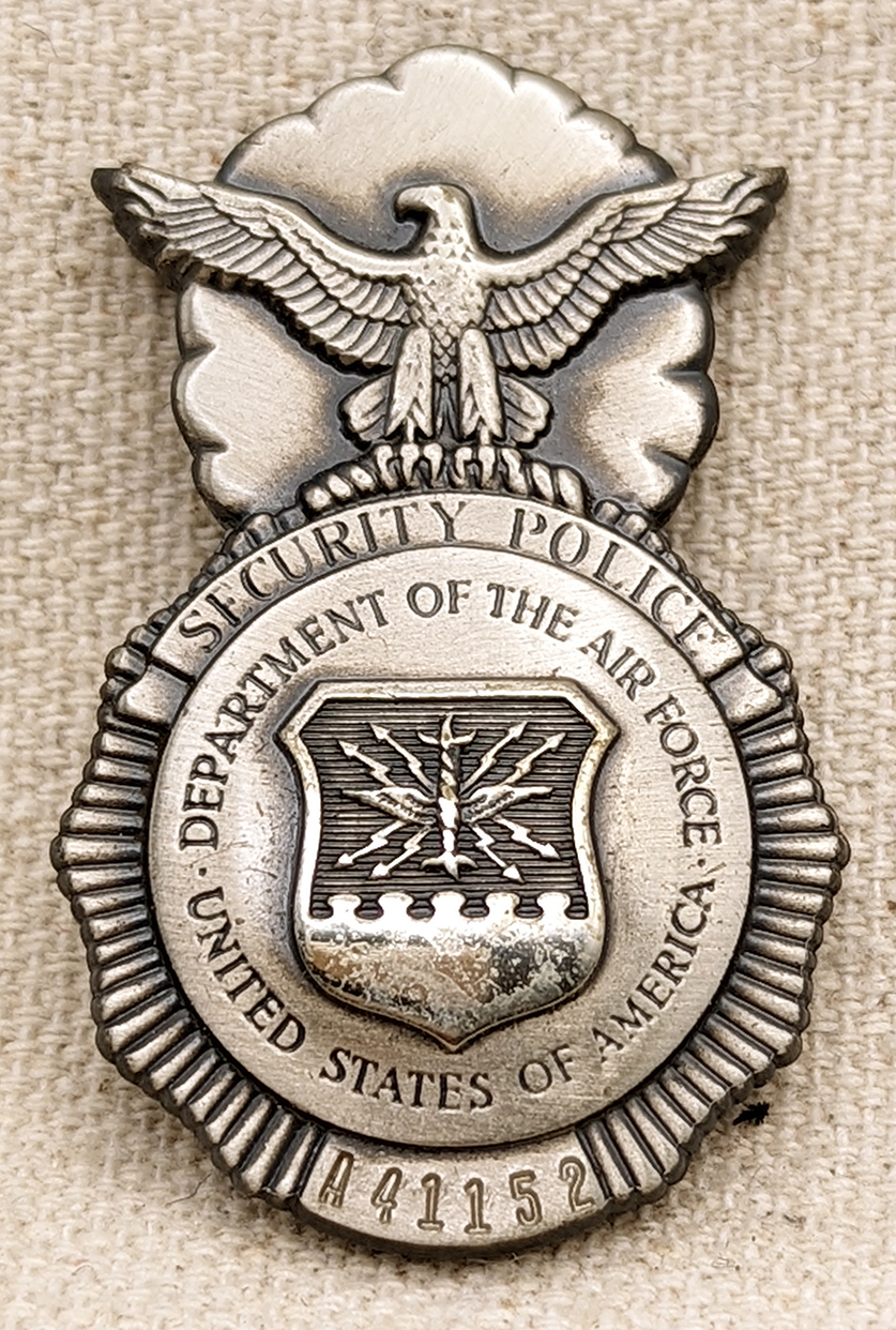 Air Force Security Forces Police Badge Air Force Security Forces Police Badge